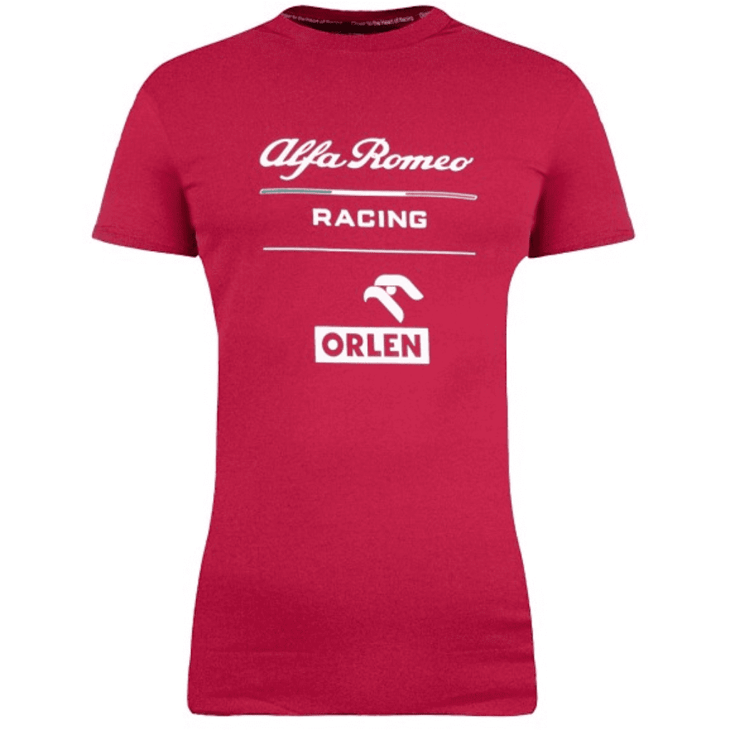Alfa Romeo - Alfa Romeo Racing F1 Women's Essential T-Shirt Black/Red ...