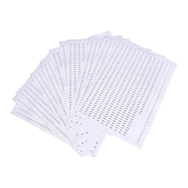 DMC Floss Number Stickers Color sheet labels Classification dmc ...