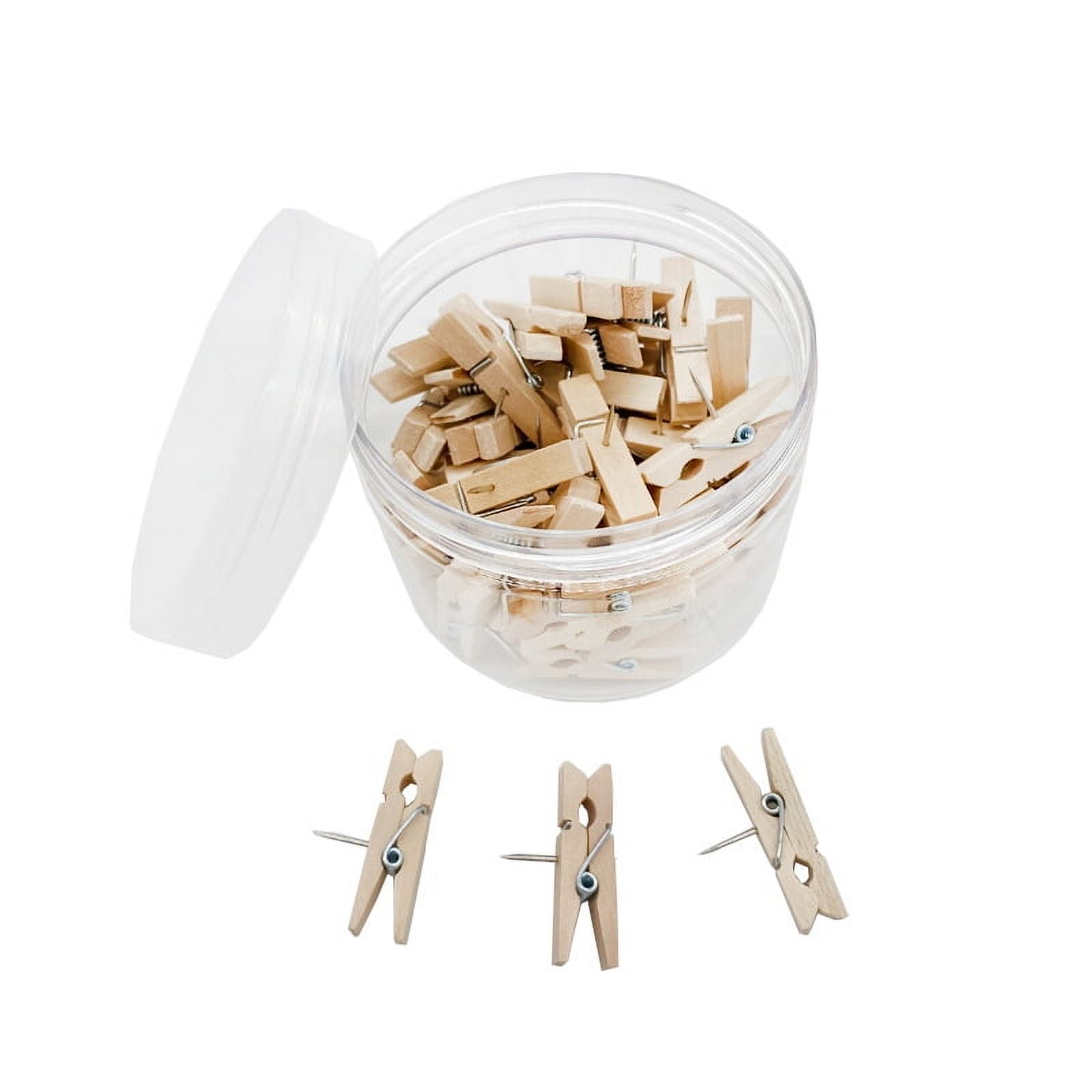 50 piezas de chinchetas con clip, chinchetas creativas con clip para ...