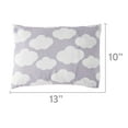 Parent's Choice Toddler Pillow with Removable Pillowcase, Cloud Print ...