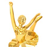 Dance Trophy Award Creative Delicate Winner Prize for School Classroom ...