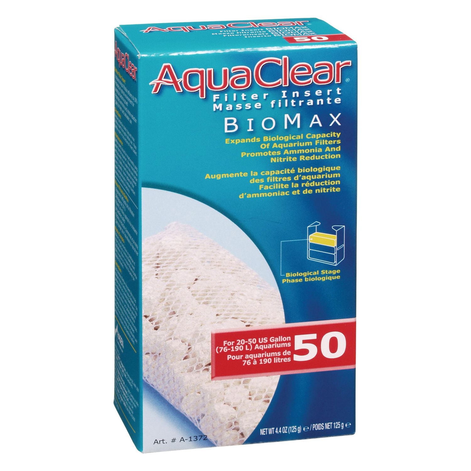 Click here for A137aquaclear 50 Bio-Max Insert 125g (4.4oz) 1 Pac... prices
