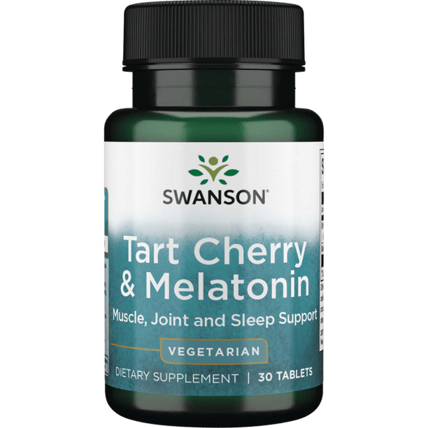 Swanson Tart Cherry and Melatonin 30 Tablets. - Walmart.com - Walmart.com