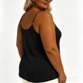 Ashirexll Sleeveless Tops for Women Plus Size Fashion Solid Color ...