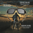 WYND Blocker Wind Resistant Sunglasses Model 331, Black - Walmart.com