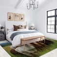 Alpaca Area Rugs, Grassland Animal Pattern Carpet, Washable Non Slip ...