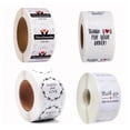 CCOCC 2026 New 500 Pcs Thank You Stickers,Adhesive Thank You Stickers ...