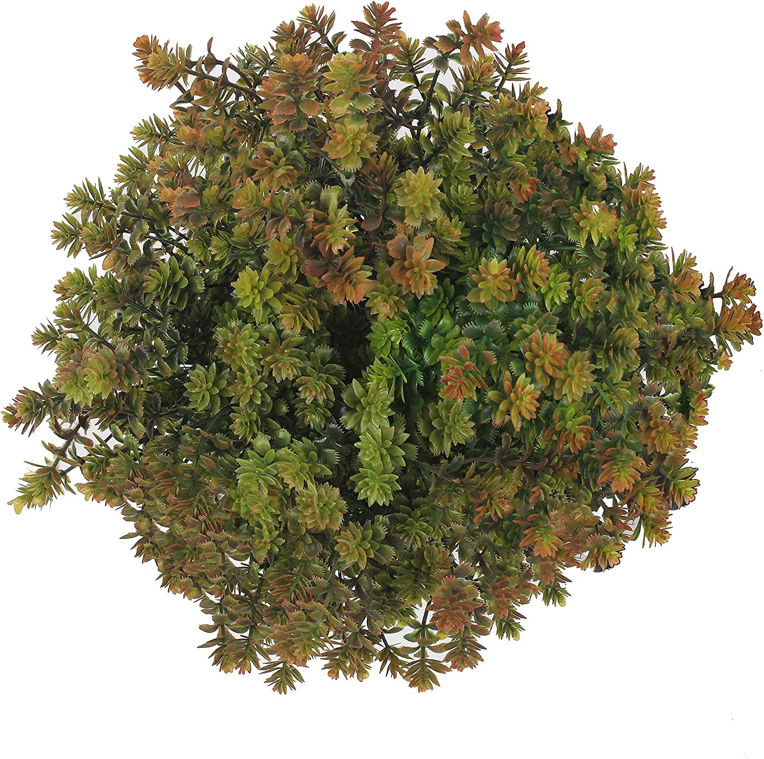 4 Pack Artificial Flower UV Resistant Shrubs Boxwood Fake Bushes ...