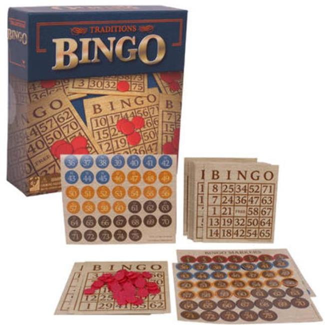 Traditions 2267484 Bingo Set Board Game Case Of 30 Walmart