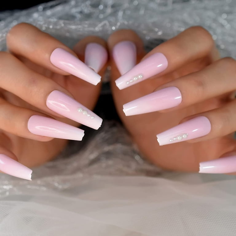 Soft Square Long Natural Nails