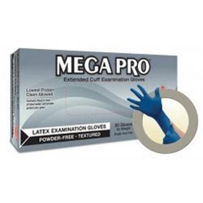 Microflex MICL853 Latex Exam Powder Free Textured Gloves, Large - 50 Per Box - Walmart.com