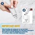 WGD Automatic Toothpaste Dispenser Wall Mounted: Black Electric 6 ...
