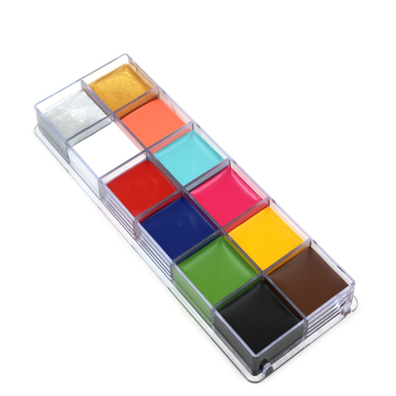 Face Paint Palette Kryvaline Matt 12/16 Colors Favored by Professional ...