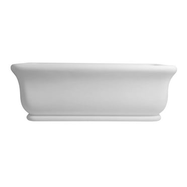 Oakmont 70 Inch Acrylic Double Ended Clawfoot Tub - Rim Faucet ...