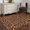 Area Rugs for Living Room 4x6 Ft, Brown Beige Non Slip Area Rugs for ...