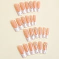 Yeahmol 24pcs Press On Nails Supremely Fit And Natural Soft Gel Press
