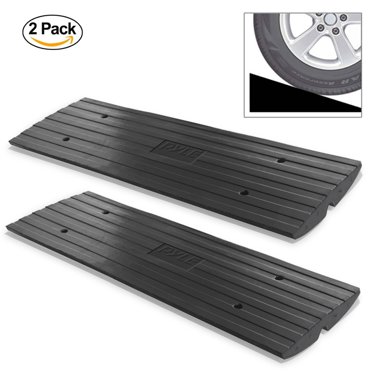 Eastwood Detachable Removable Poly Black Car Ramp Set with 3.6 Tons ...
