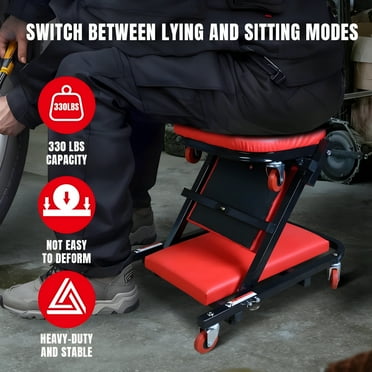 Performance Tool W85014 Low-Profile Oversized X-Frame Creeper with ...