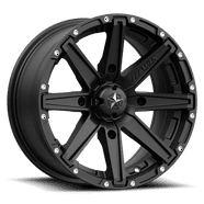 MSA Offroad Wheels Aluminum Rim M40 ROGUE 15X7in Satin Black Titanium ...
