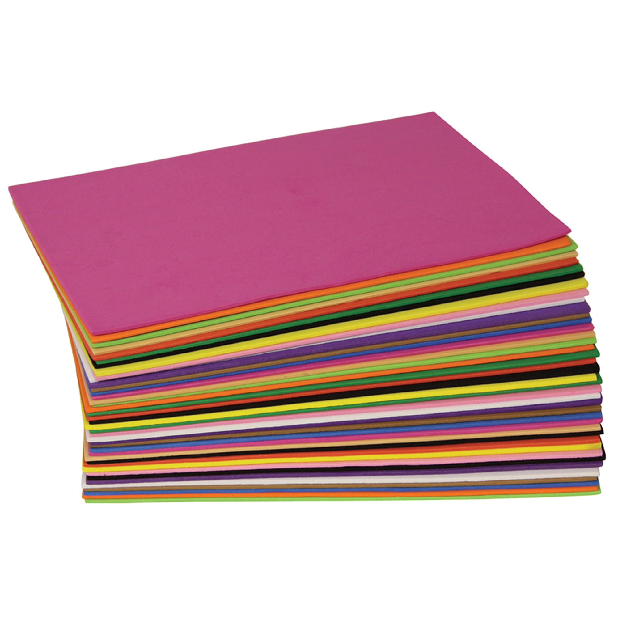 Creativity Street® WonderFoam® Assorted Sheets - 40 sheets per pack, 6 ...