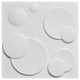 Art3d Bubble Design 19.7 in. x 19.7 in. PVC 3D Wall Panel (12-Pack ...
