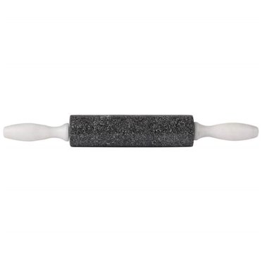 HealthSmart 16" (total length) 8" Charcoal colored Granite Rolling Pin ...