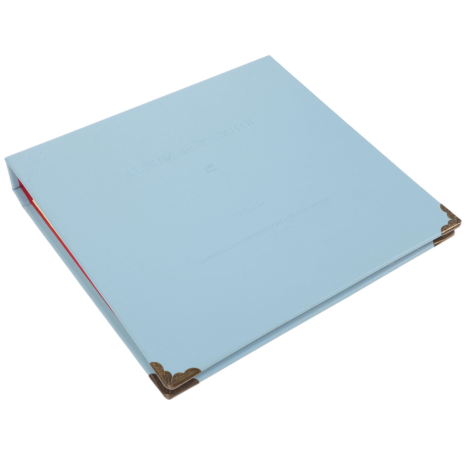 1 Book of Ticket Album Transparent Commemorative Tickets Collection ...