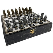 Walmart Unique Dragon-Themed 3D Chess Set with Elegant Pewter Pieces ...