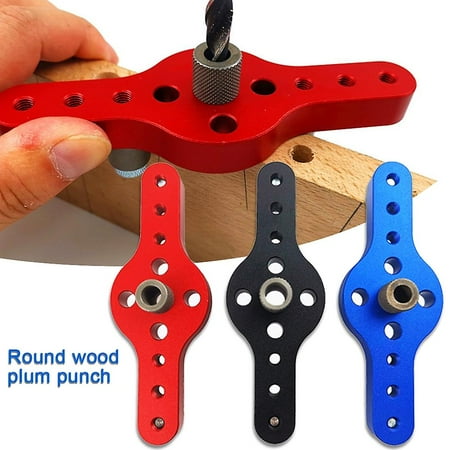 1 Set Vertical Pocket Template Self Centering Drilling Wood Hole Punch ...