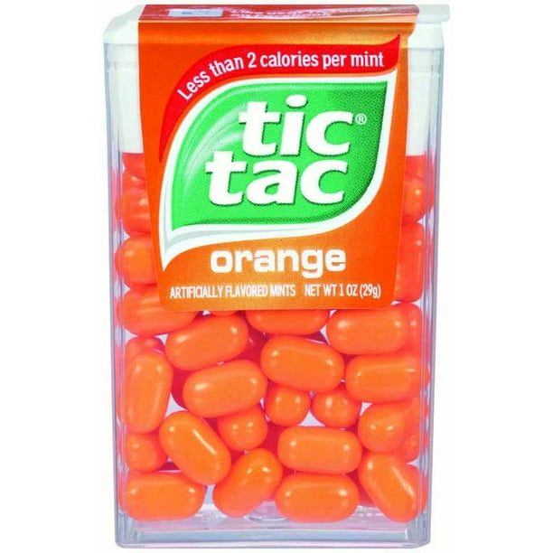 Tic Tac Mints, Orange Singles, 1 oz - Walmart.com - Walmart.com