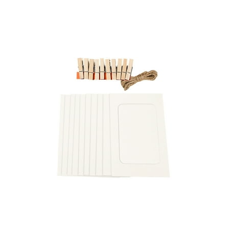 Hangs Hanging Album Clip Kraft Paper Photo Frame Strings Rope Clips ...