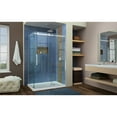 DreamLine Enigma Air 34 3/4 in. D x 48 3/8 in. W x 76 in. H Frameless Sliding Shower Enclosure ...