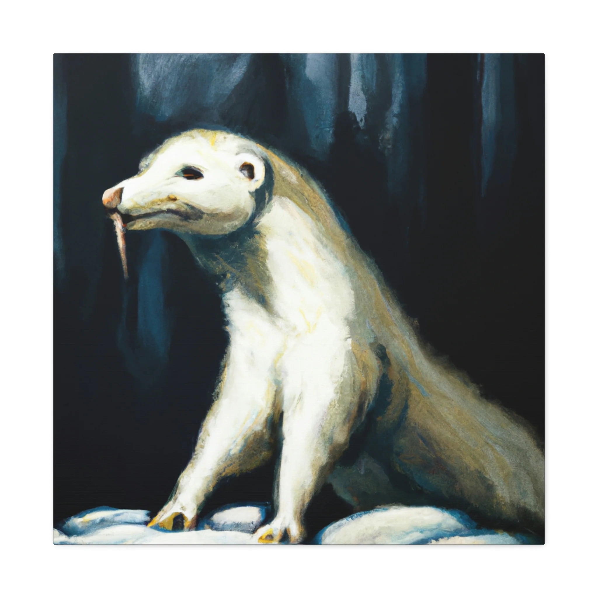Ermine in Wonderland - Canvas - Walmart.com