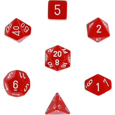 Wiz Dice Desert Topaz Set of 7 Polyhedral Dice in Display Case ...