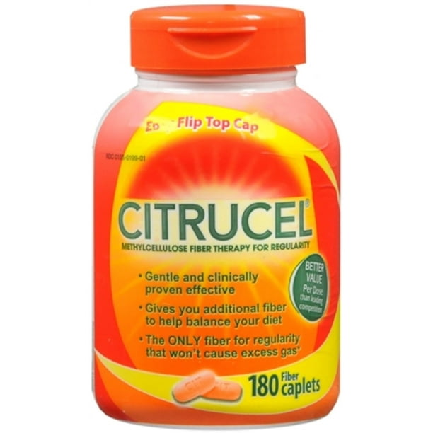 Citrucel Caplets 180 Caplets - Walmart.com - Walmart.com
