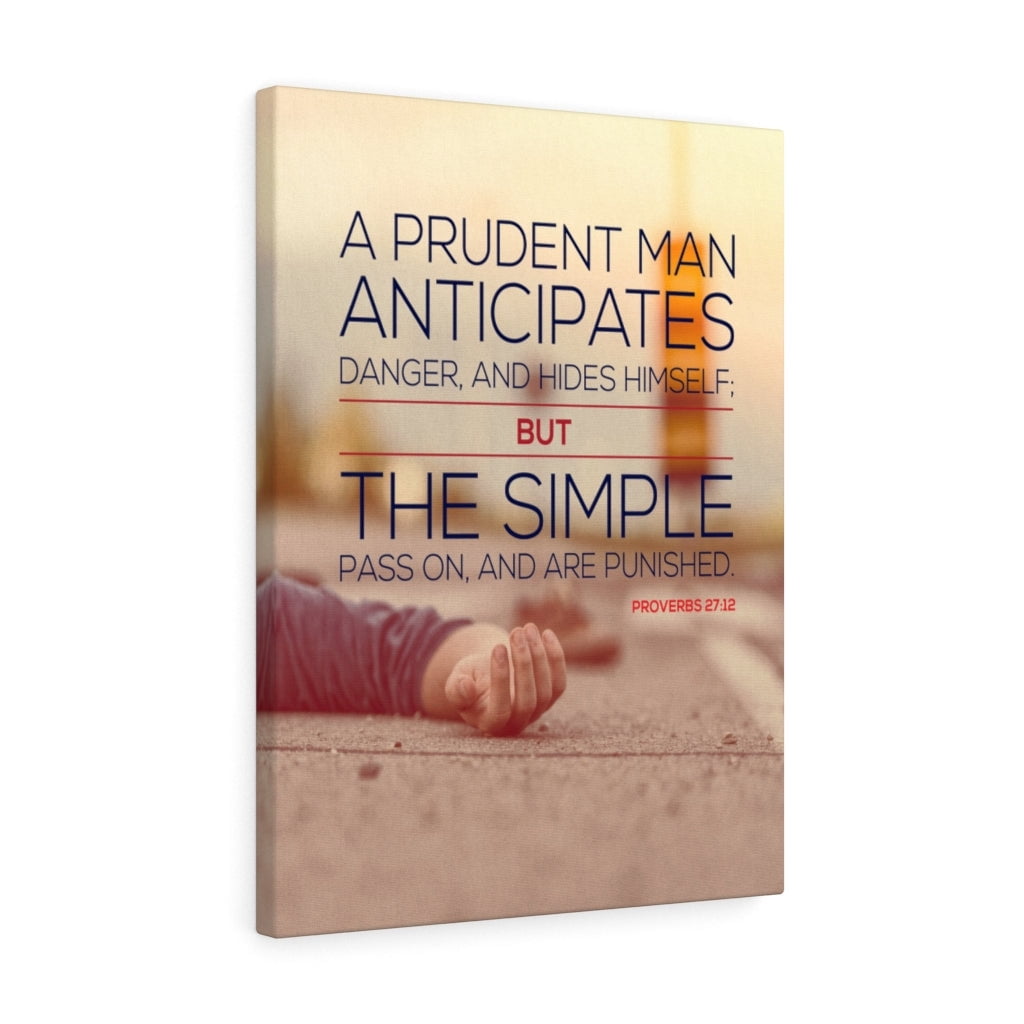 Scripture Walls A Prudent Man Anticipates Proverbs 27:12 Bible Verse ...