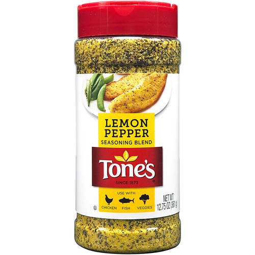 Tone's Lemon Pepper Seasoning Blend, 12.75 oz - Walmart.com - Walmart.com