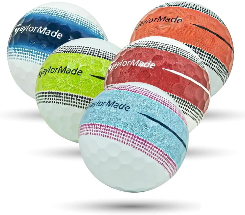 Pre-Owned Taylormade Tour Response Stripe Mix Golf Balls, , Good / AAA ...