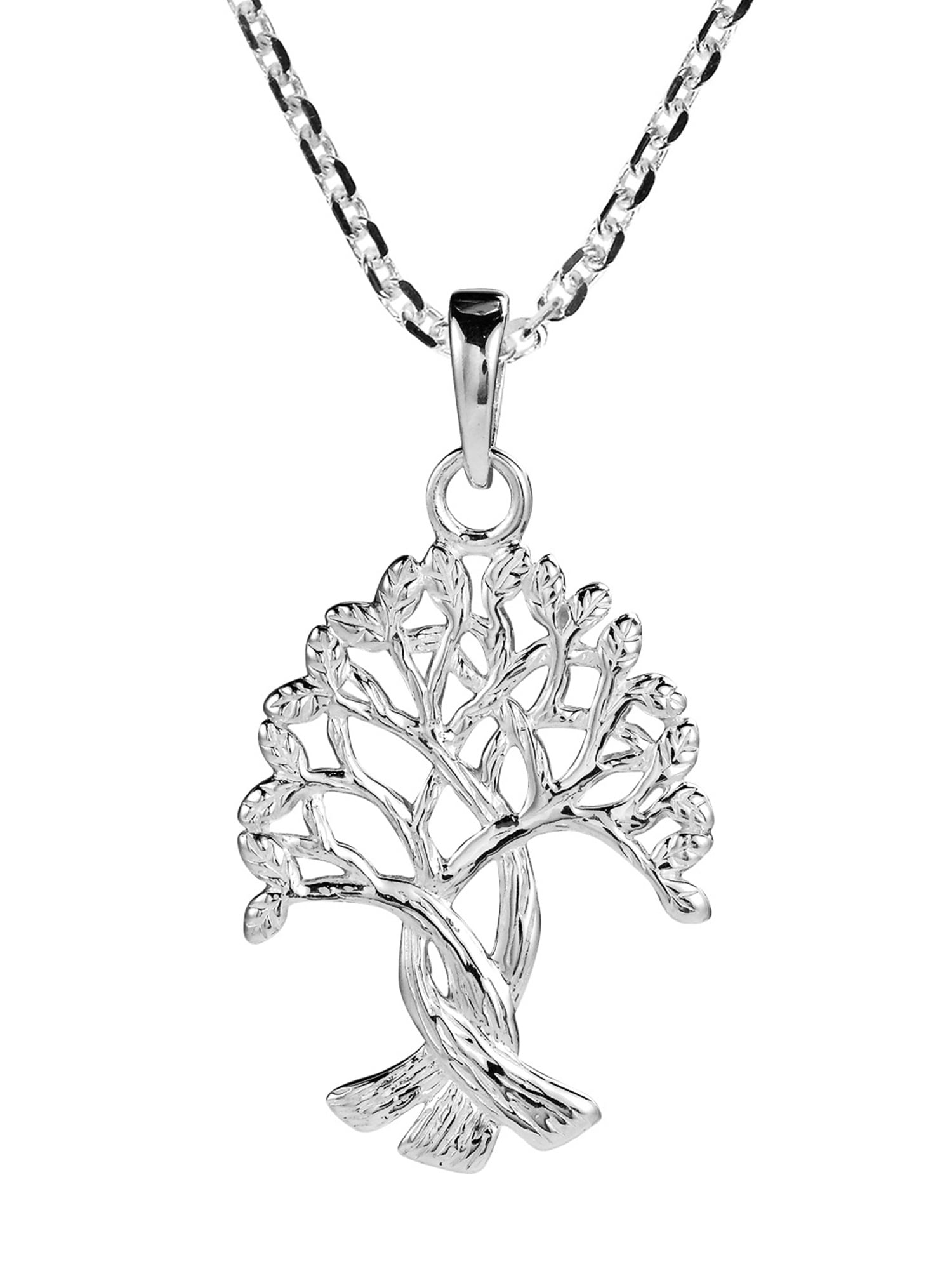 Intertwined Tree Of Life Branches Binding Root .925 Sterling Silver ...