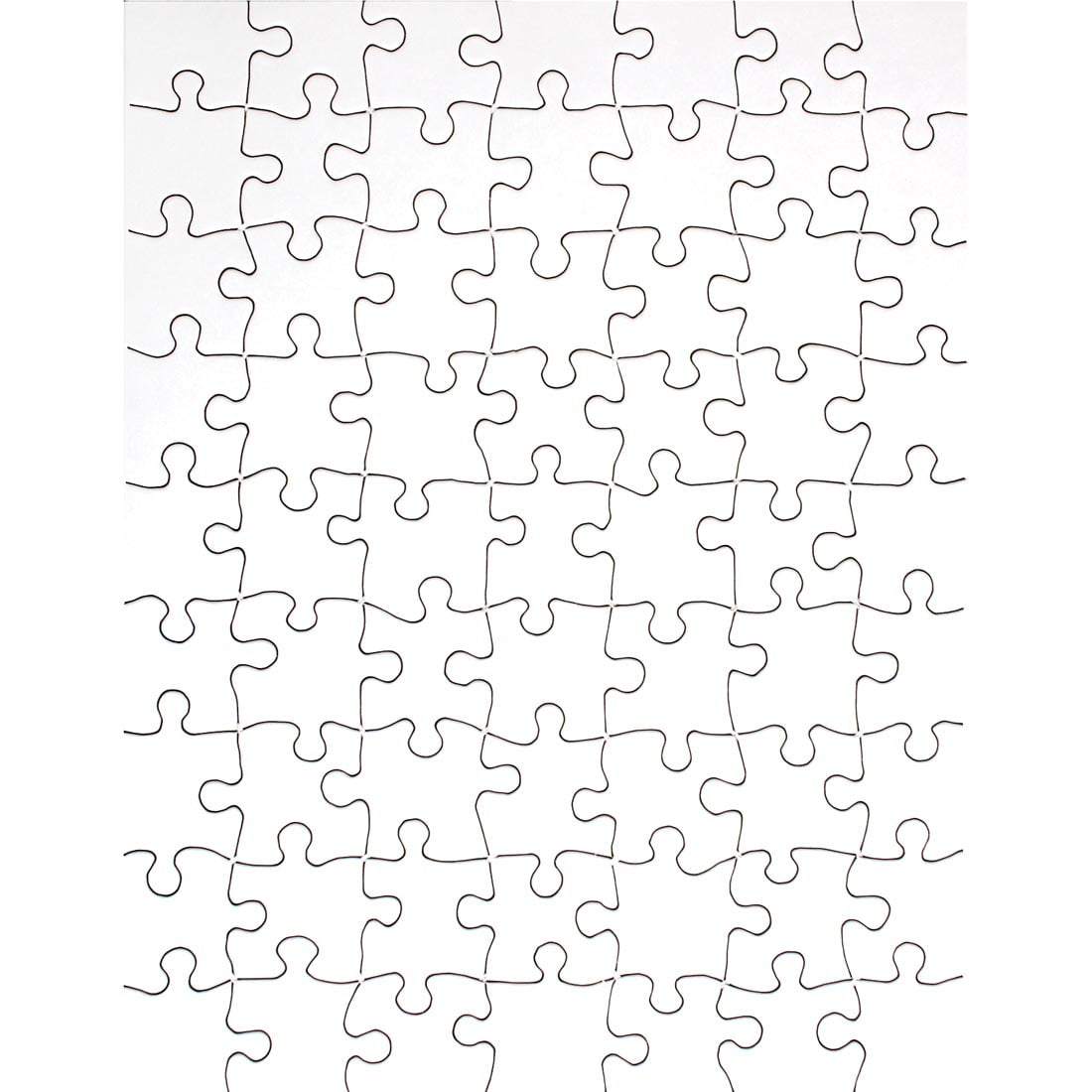 Blank Compoz-A-Puzzle 63-Piece Large Rectangle - Walmart.com
