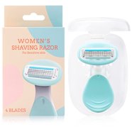 Mini Travel Razors for Women ,1-4 Pack Mini 5 Blade Shaving Razor with ...
