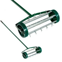 Gymax Hand Spike Rolling Garden Lawn Aerator Roller, Push Turf Machine ...