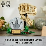 Free Shipping! LEGO Dinosaur Fossils T. rex Skull Model with Bones and ...