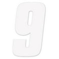 Factory Effex Standard Numbers (8" / Number 9) (White) - Walmart.com