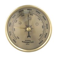 Precision 3.25 inch Wall Barometer with Weather Measure Gauge and ...