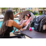 Primo Passi Stylish Grey Backpack Diaper Bag with Zipper Pockets for ...