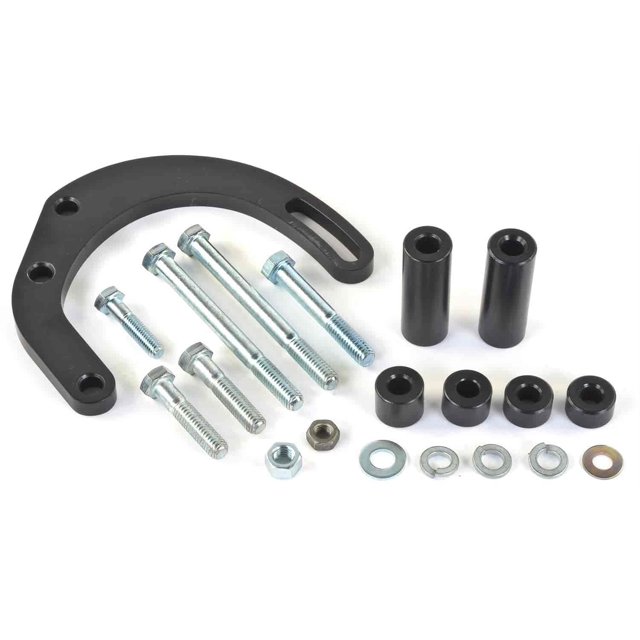 JEGS 50602 Small Block Chevy Mid-Mount Kit Billet Aluminum Black ...