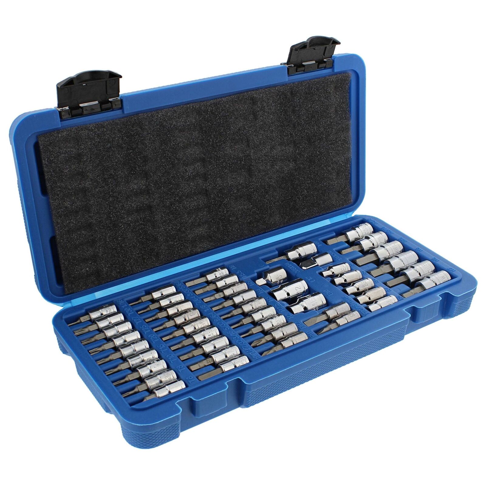 Master Combination Torx Bit Socket Set - 45pc SAE and Metric Hex Socket ...