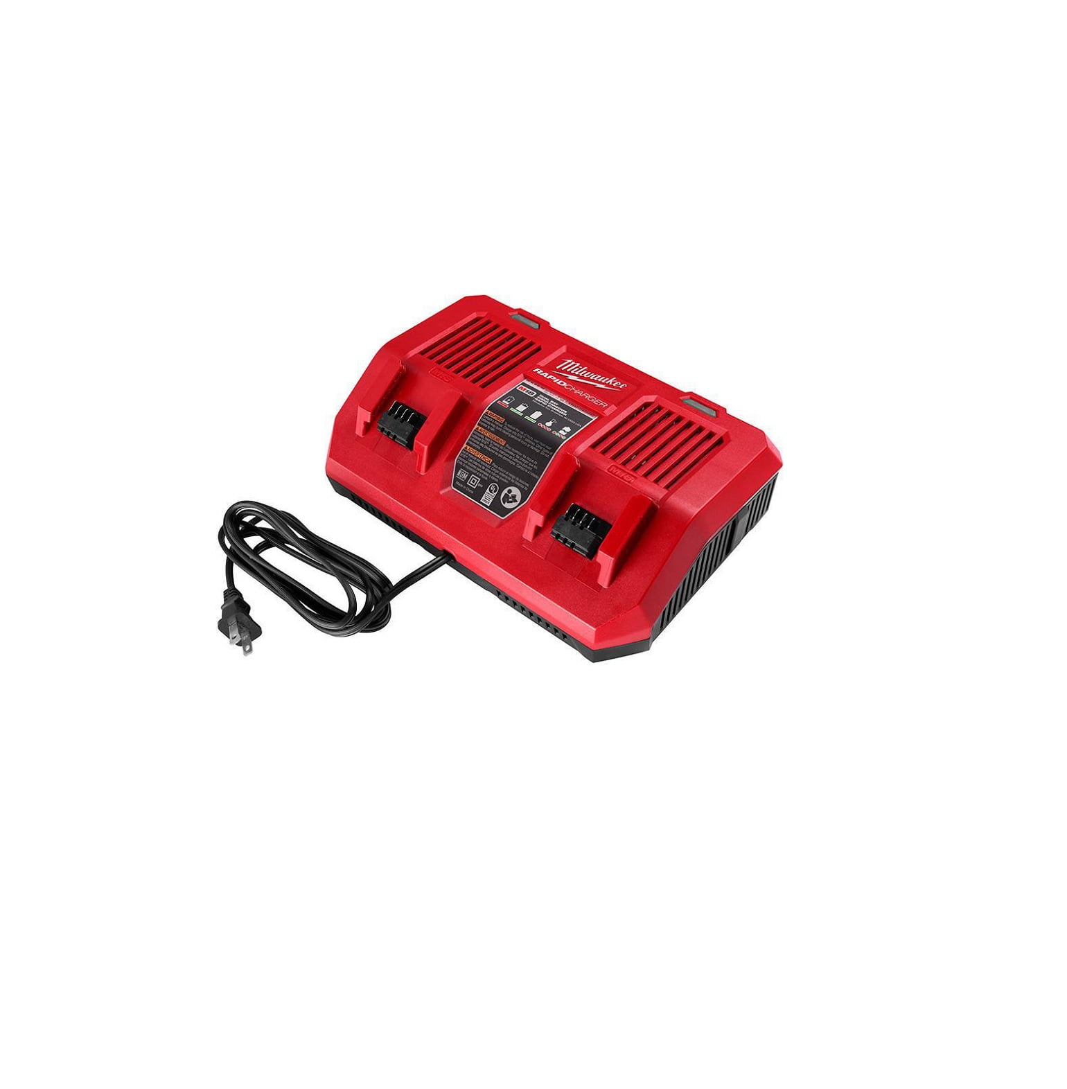 Restored Milwaukee 48-59-1802 M18 18-Volt Lithium-Ion Dual Bay Rapid ...
