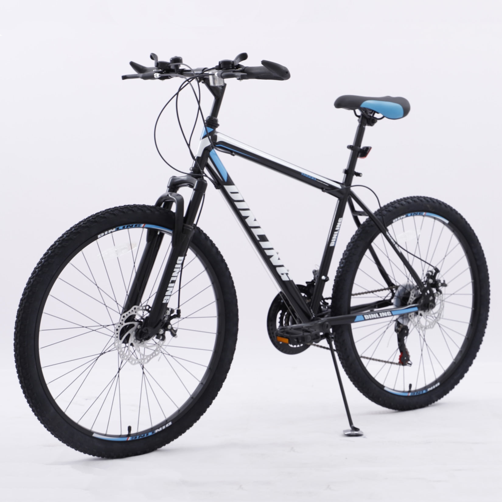 Dinling 26 Inch Mountain Bike, 21 Variable Speed Shimano Shifters ...